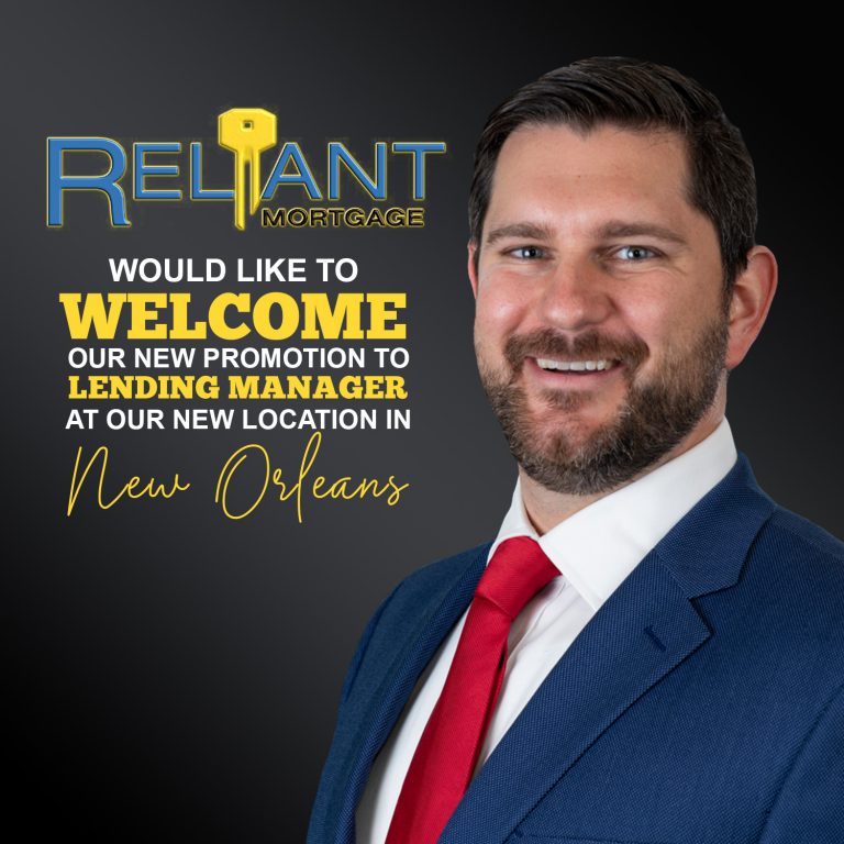 Josh Highnote Promoted to Lending Manager in New Orleans | Reliant Mortgage